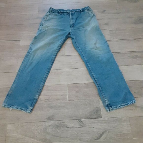 Carhartt | Jeans | Mens Carhartt Carpenter Blue Jeans B3 Dst | Poshmark